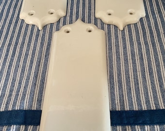 Porcelain Finger Door Plates - Etsy