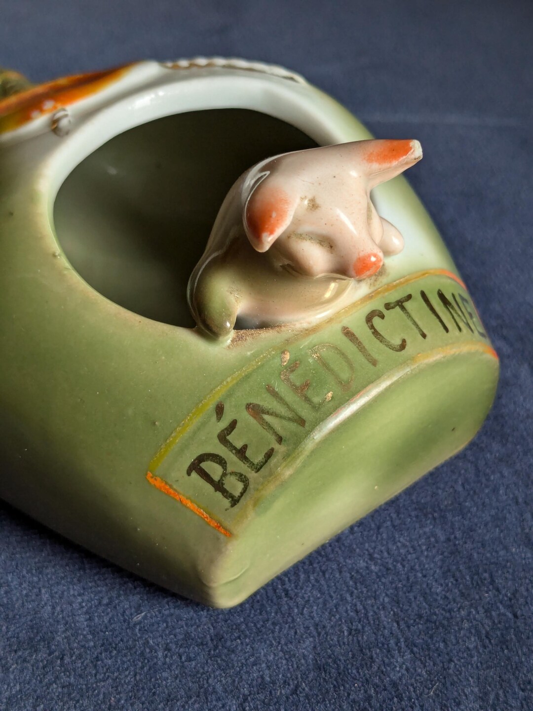 Antique German Pig Fairing in a Benedictine Bottle - Etsy