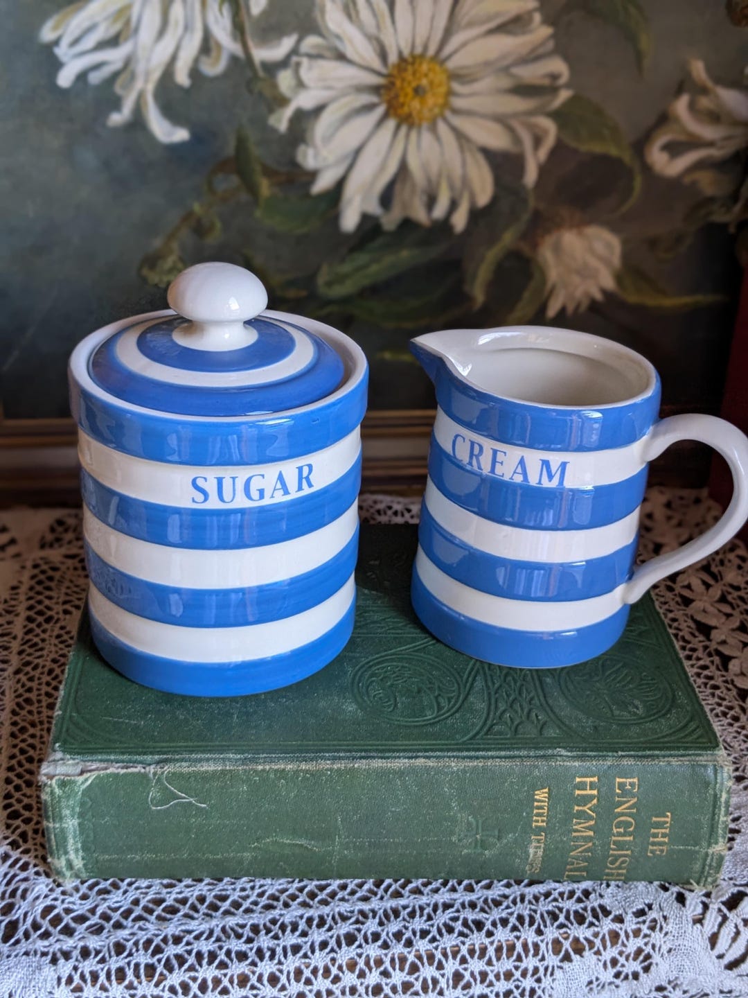 Leonardo Collection Cornish Ware Style Milk Jug/creamer and Lidded ...