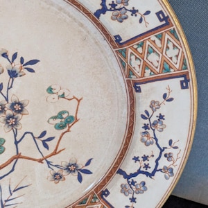 Antique T Furnival & Son Plate 'madras' - Etsy