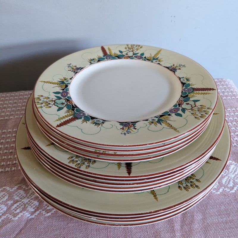 Art Deco Dinnerware - Etsy