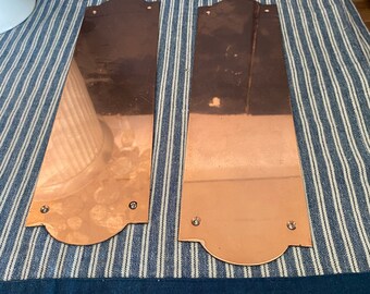 Copper Finger Plates - Etsy