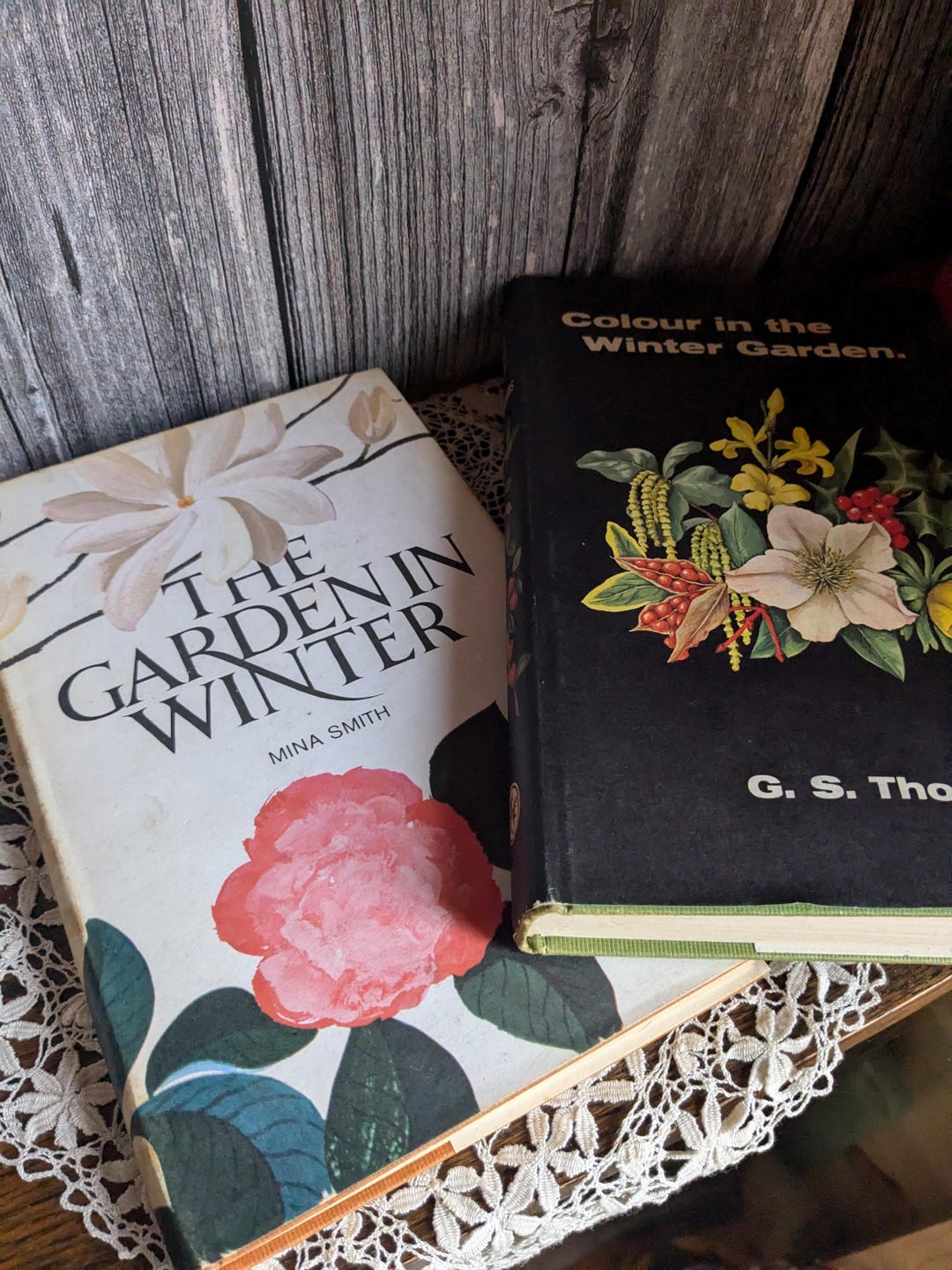 Vintage Garden Book Club Books 'the Garden in Winter' and 'colour in ...