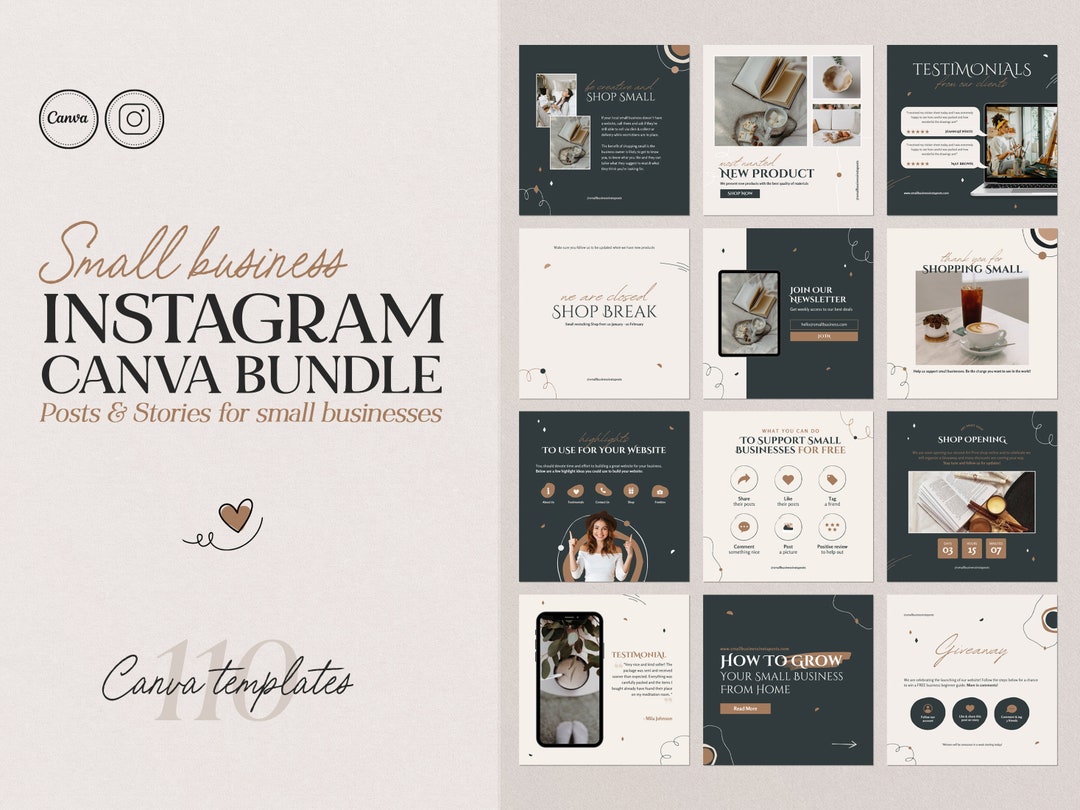 Social Media Canva Posts | Custom Marketing Templates | IG Stories ...