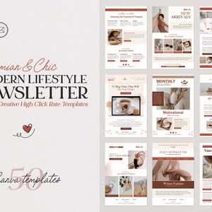 Lifestyle Email Newsletter Templates | Marketing Email Newsletter ...