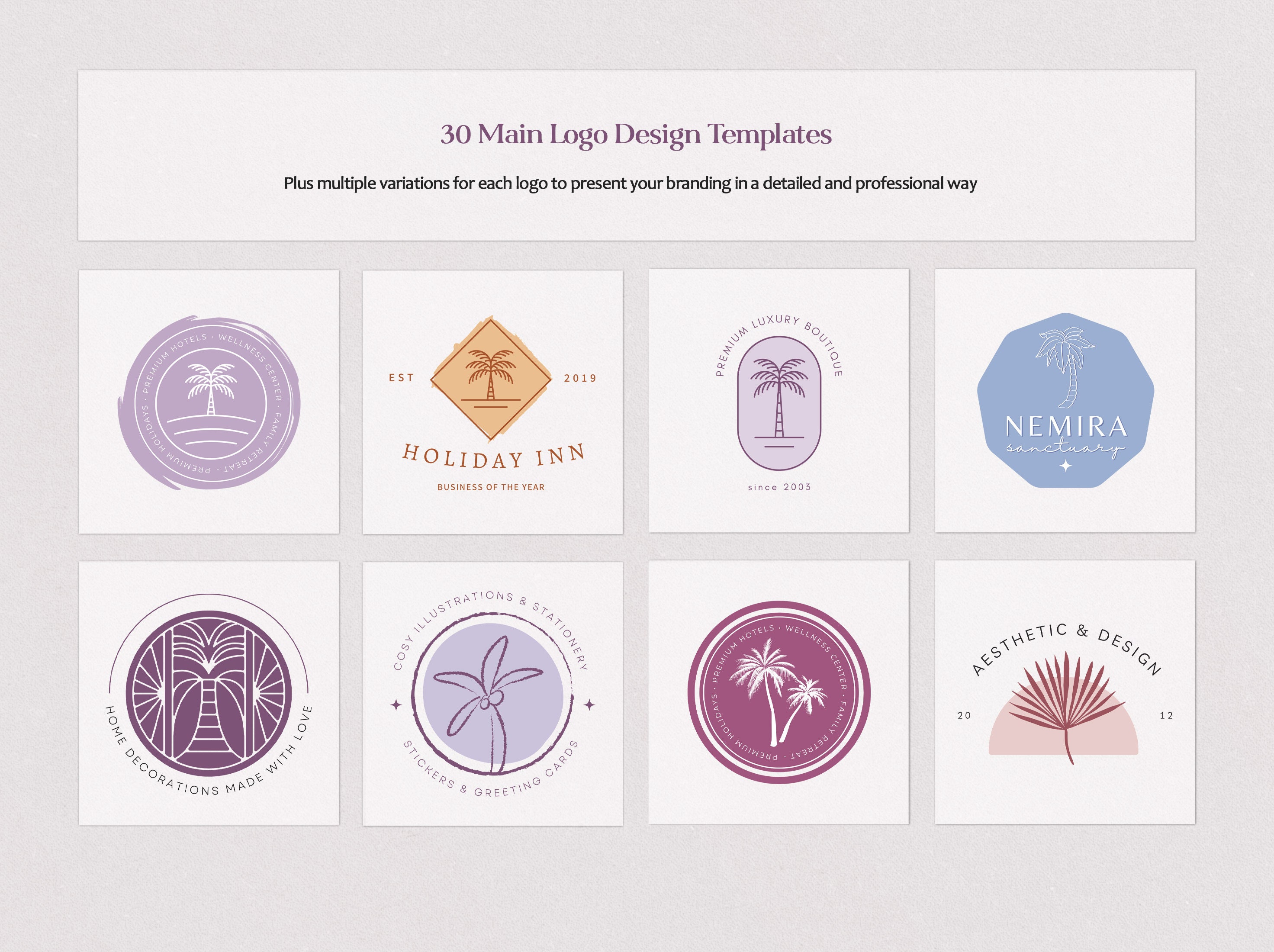 Canva Logos & Brand Board Templates | Editable Logo Design and Branding ...