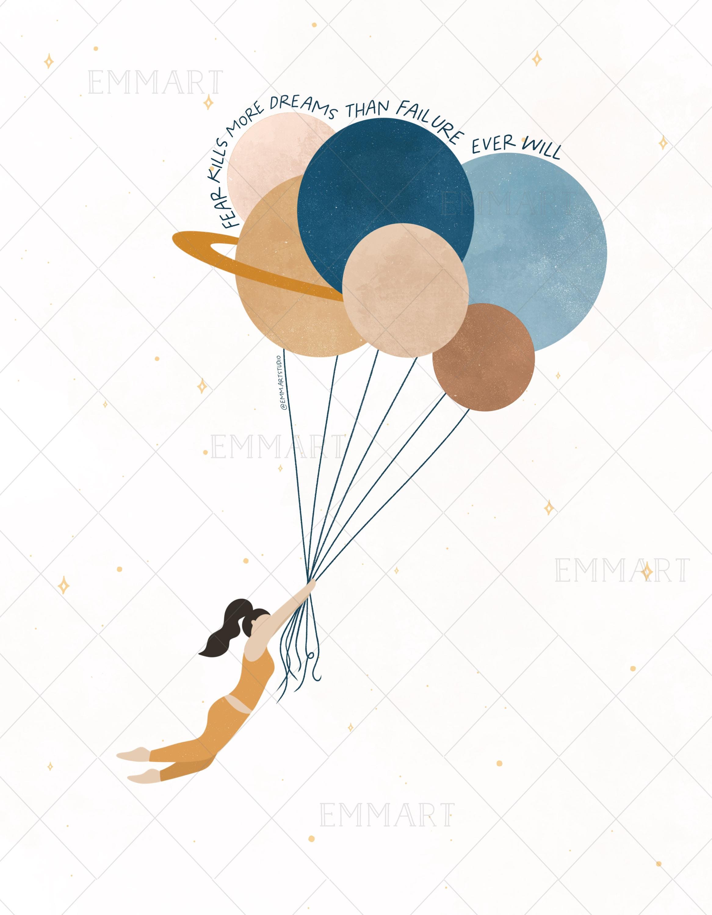 Fear Digital Art Print Etsy