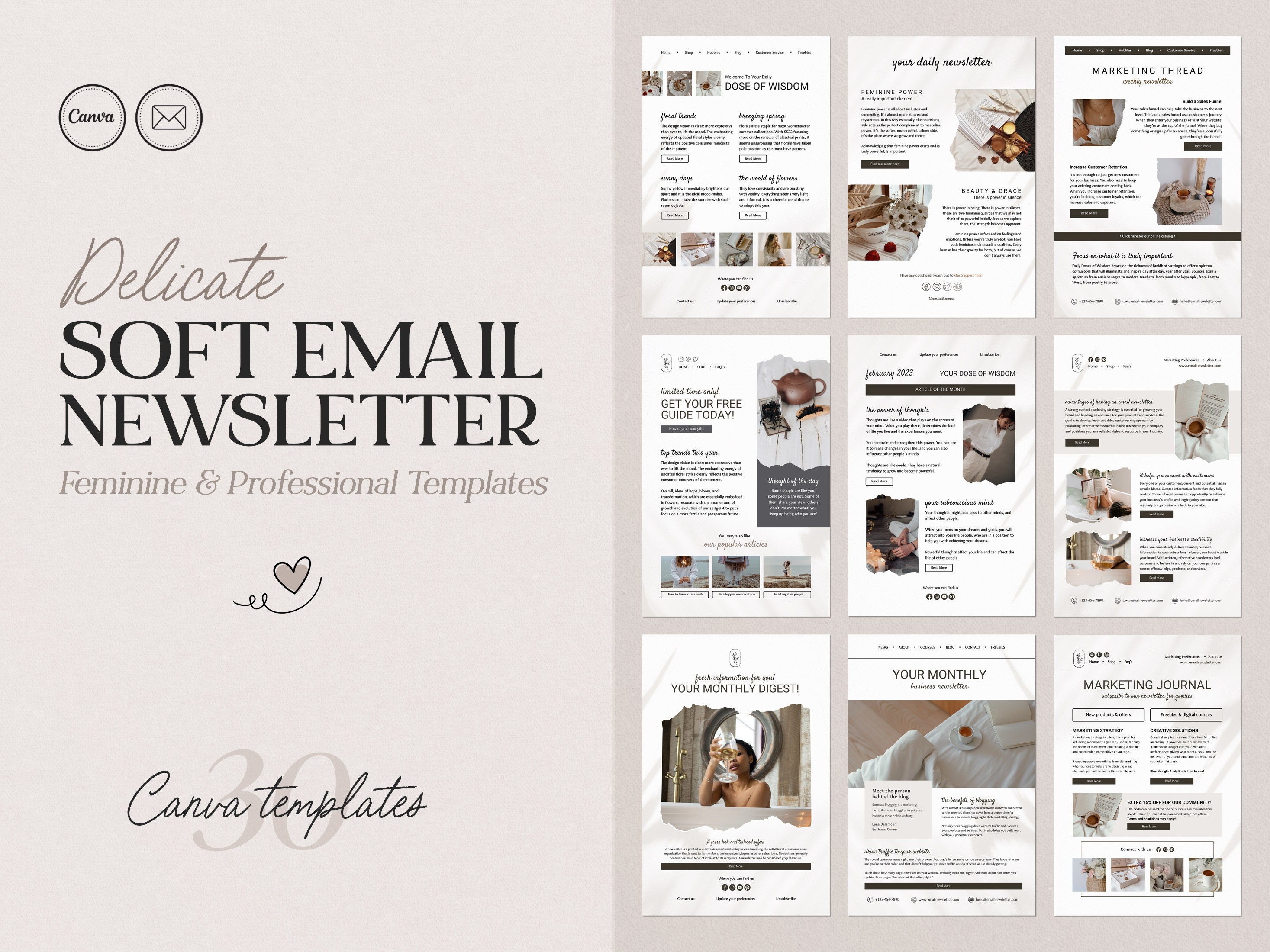 Print Newsletter Design Ideas