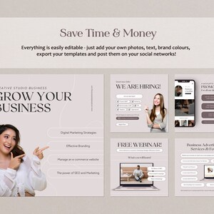 Instagram & Social Media AD Template | Editable Canva Templates for ...