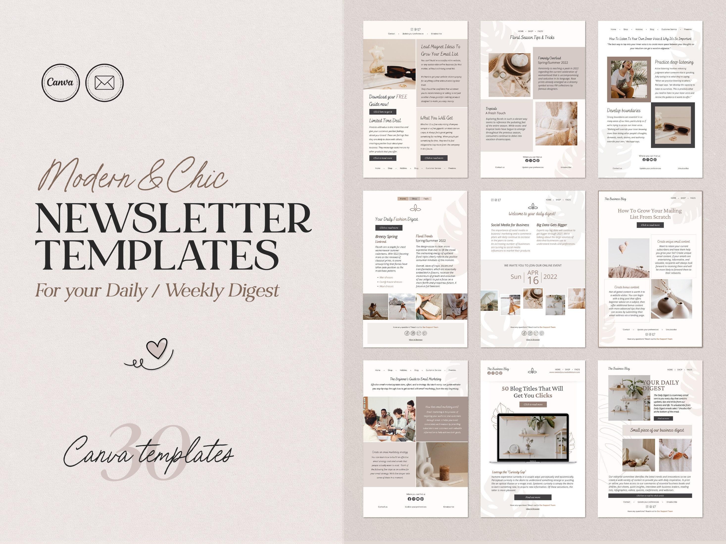 Enewsletter Design