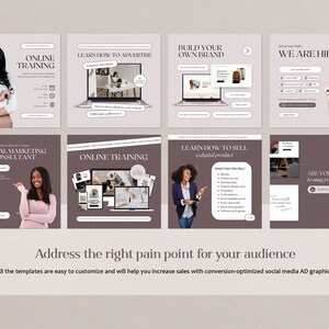 Instagram & Social Media AD Template Editable Canva Templates for ...