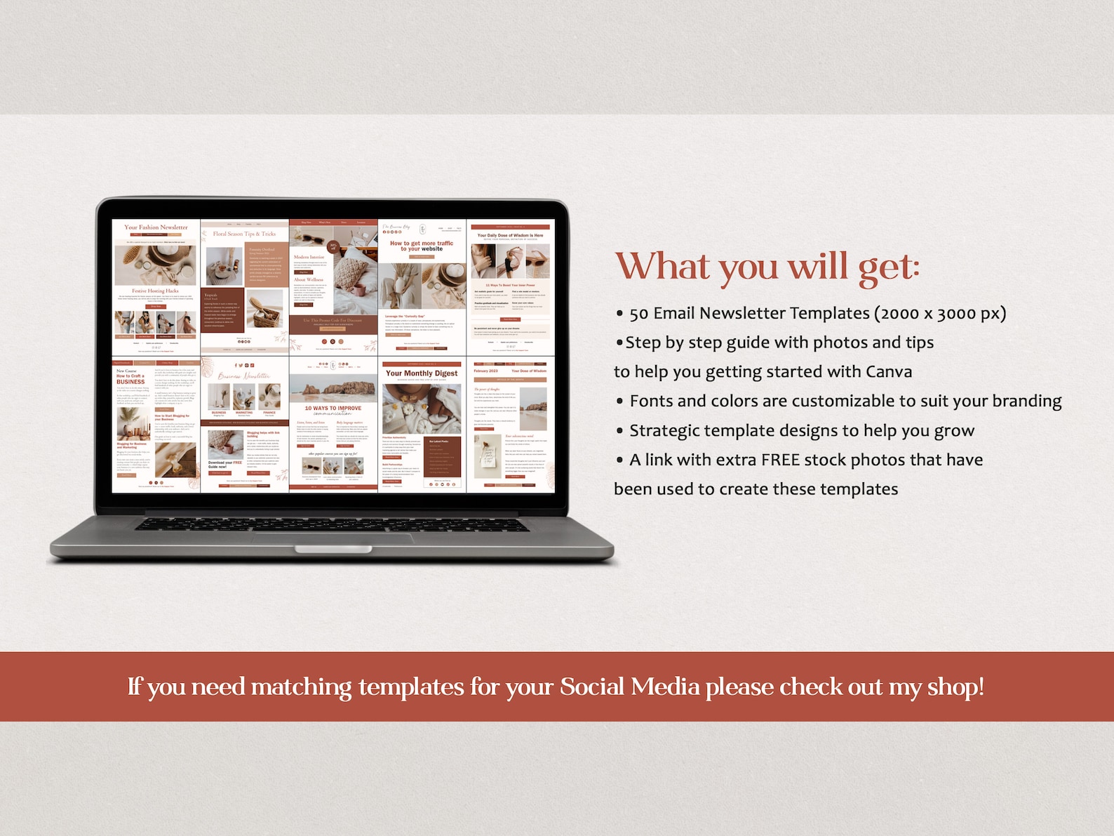 Lifestyle Email Newsletter Templates Marketing Email Newsletter Design ...