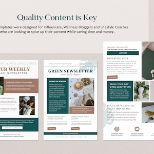 Lifestyle Email Newsletter Templates | Canva Editable Email Digest ...