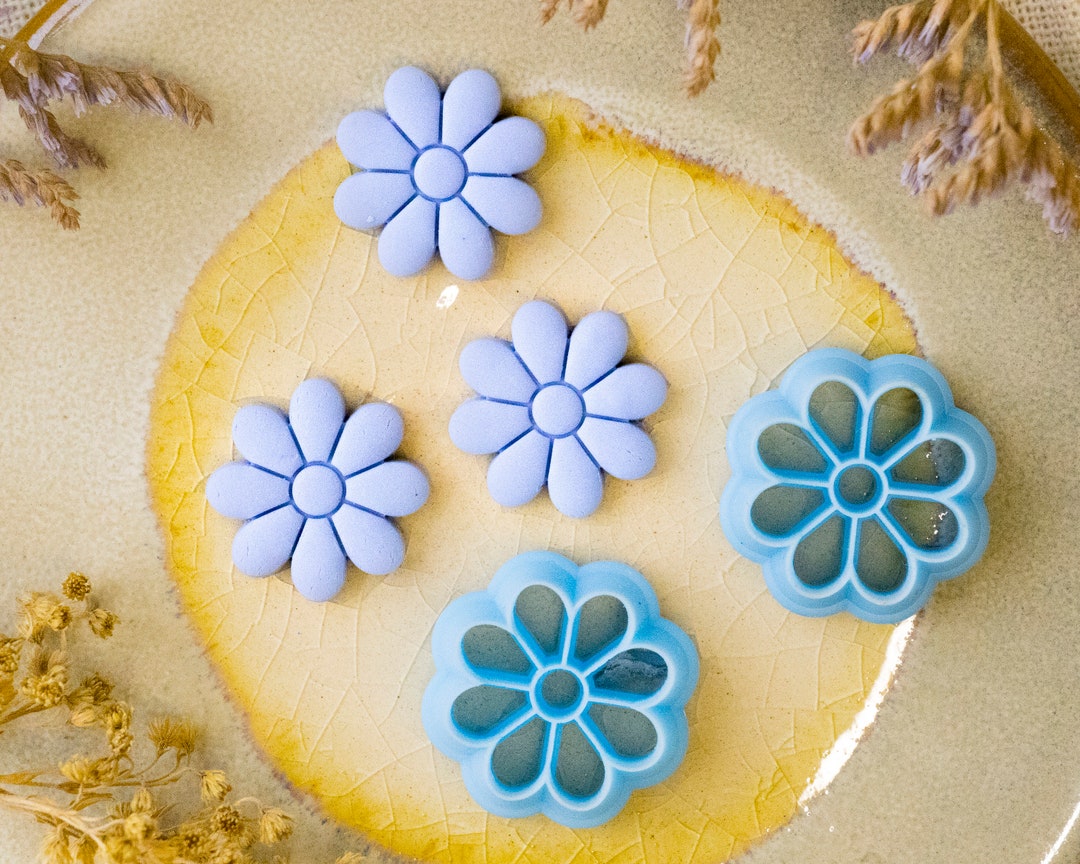 Mini Daisy Clay Cutter I Polymer Clay Cutter I Texturio Clay Earring ...