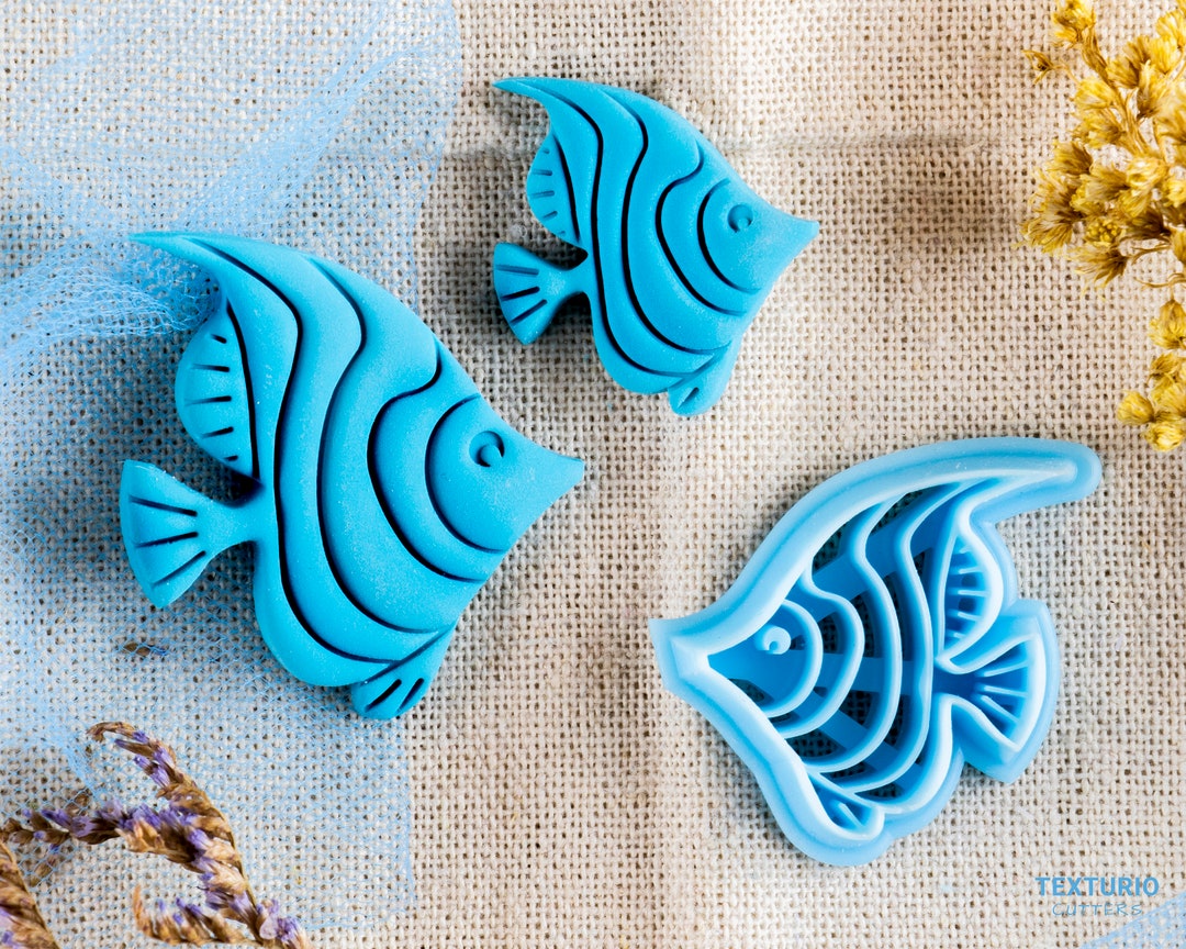 Fish Clay Cutter I Polymer Clay Cutters for Polymer Clay I Texturio ...