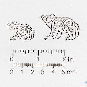 Celtic Bear Stamp I Polymer Clay Stamp I Pottery Stamp I Polymer Clay ...