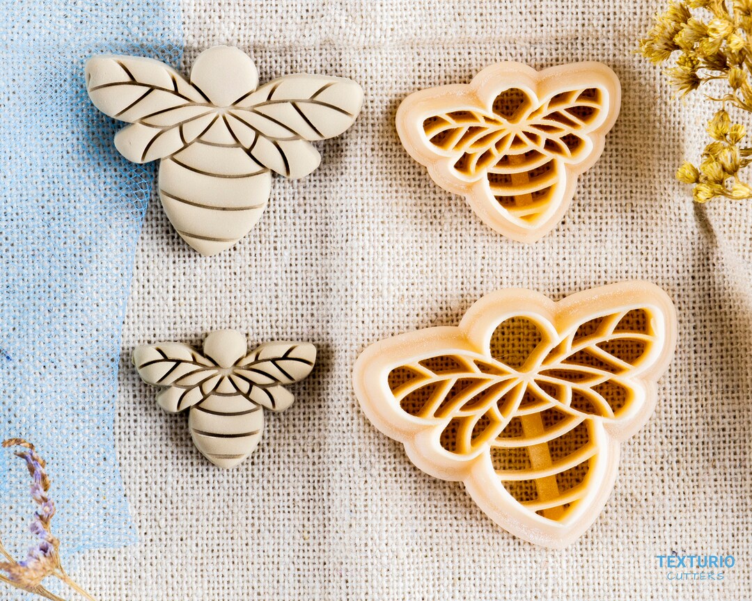 Bee Clay Cutter I Polymer Clay Cutters for Polymer Clay I Texturio ...