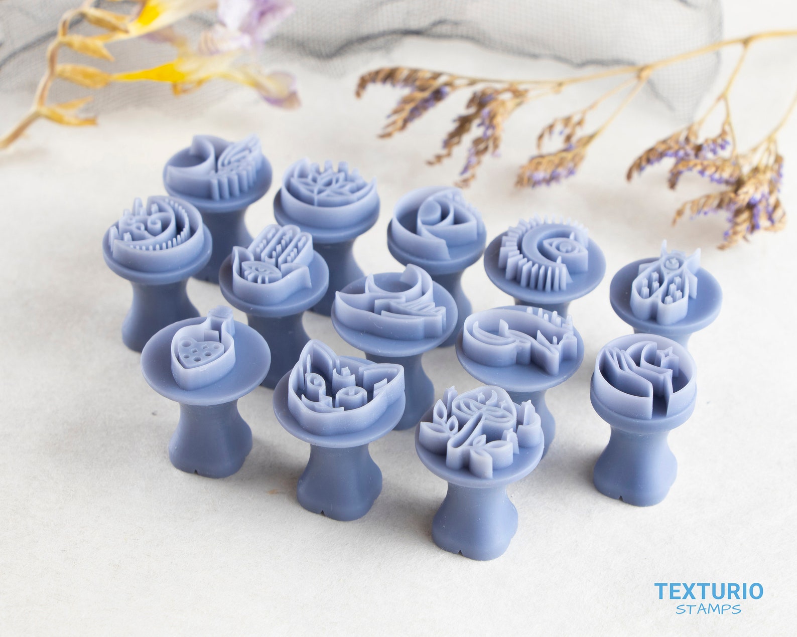 Mystic Boho Stamp Set I Polymer Clay Stamp I Pottery Stamp I Polymer ...