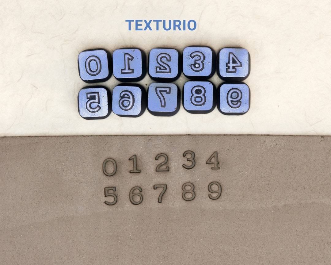 Texturio Pottery Stamps, Polymer Clay Tools, Soap Stamp, Clay Sculpting ...