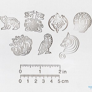 Celtic Bear Stamp I Polymer Clay Stamp I Pottery Stamp I Polymer Clay ...