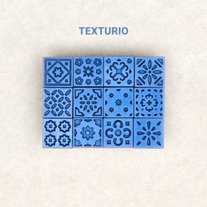 Mexican Tile Stamps I Pottery Stamp Set I Polymer Clay Stamp I ...