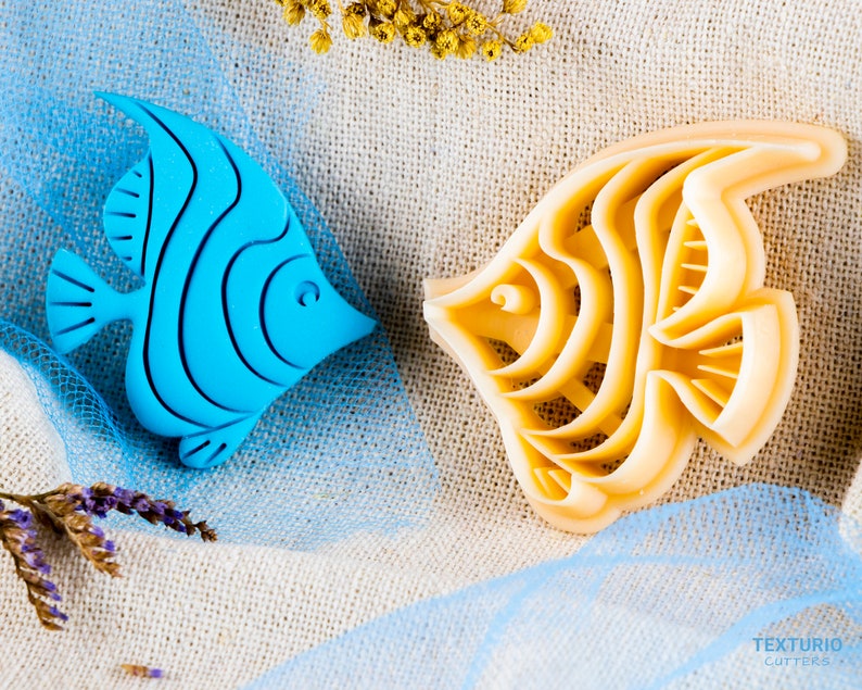 Fish Clay Cutter I Polymer Clay Cutters for Polymer Clay I Texturio ...