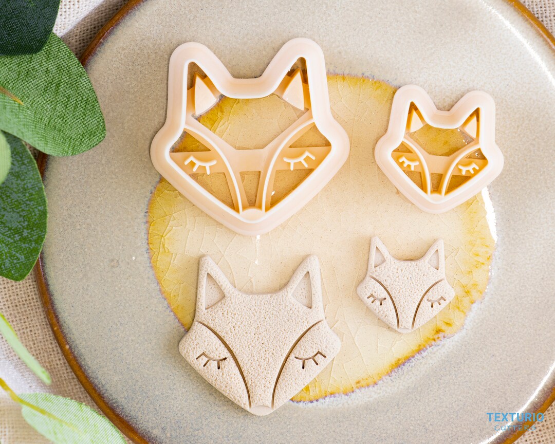 Fox Cutter I Animal Cutter I Polymer Clay Cutter I Texturio Clay ...