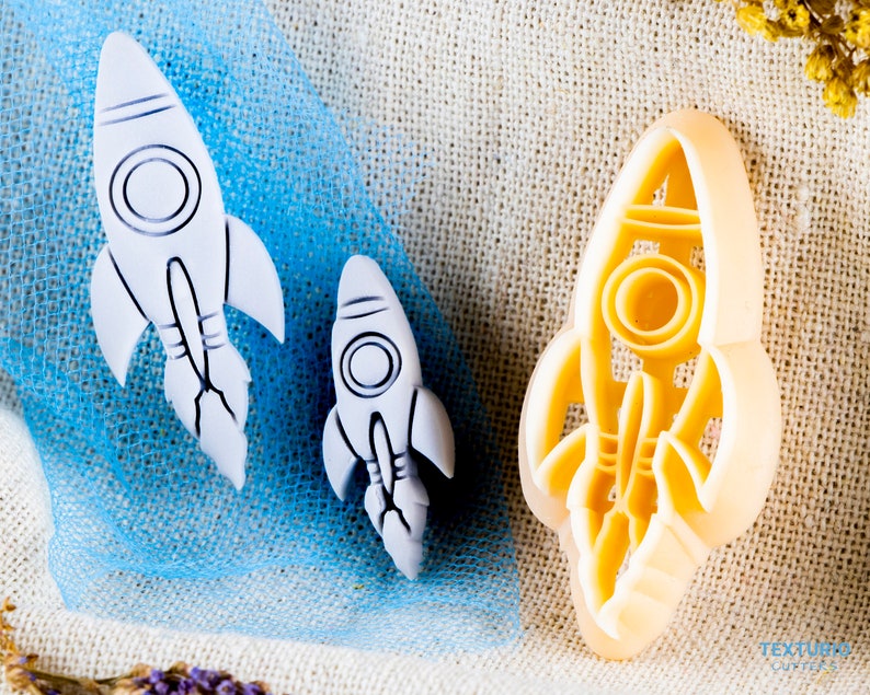 Rocket Astronaut Clay Cutter I Polymer Clay Cutters for - Etsy
