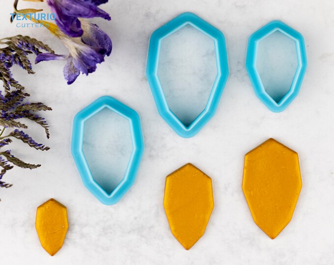 Moon Shape Polymer Clay Cutter I Texturio Cutters for Polymer | Etsy