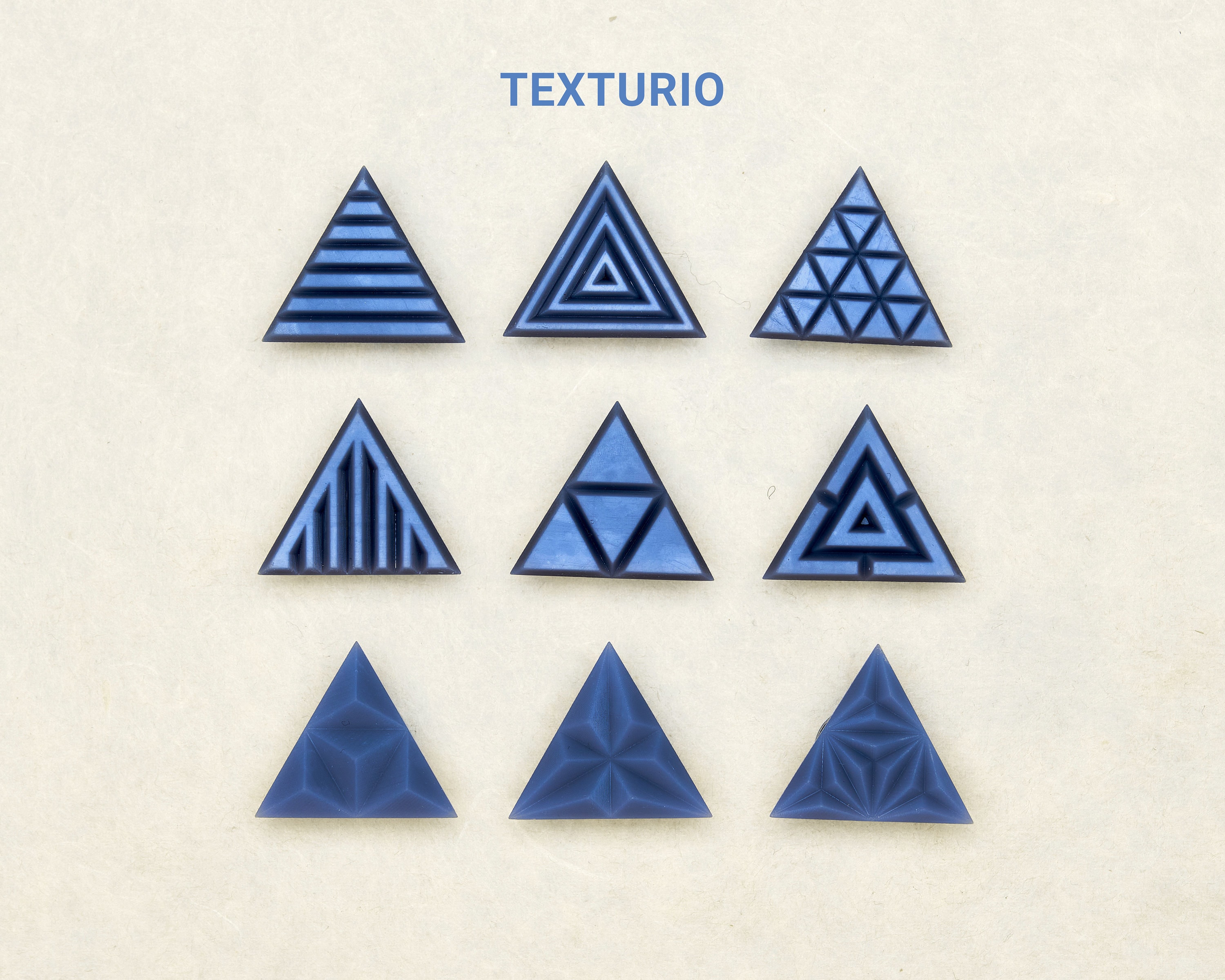 Triangle Stamp I Pottery Stamp Set I Polymer Clay Stamp I Embossing ...