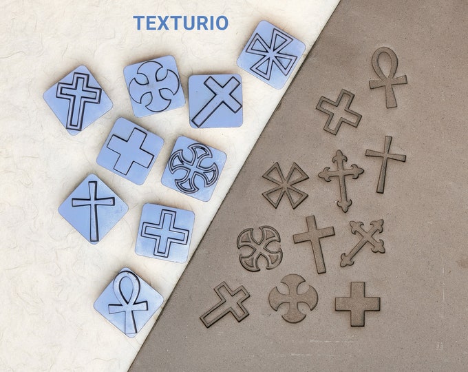 BOLD CROSS Outline Metal Design Stamp - Etsy