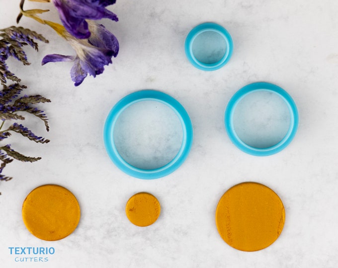 Moon Shape Polymer Clay Cutter I Texturio Cutters for Polymer | Etsy