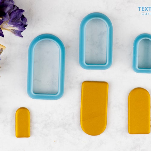 Half Arch Shape Polymer Clay Cutter I Texturio Cutters for - Etsy