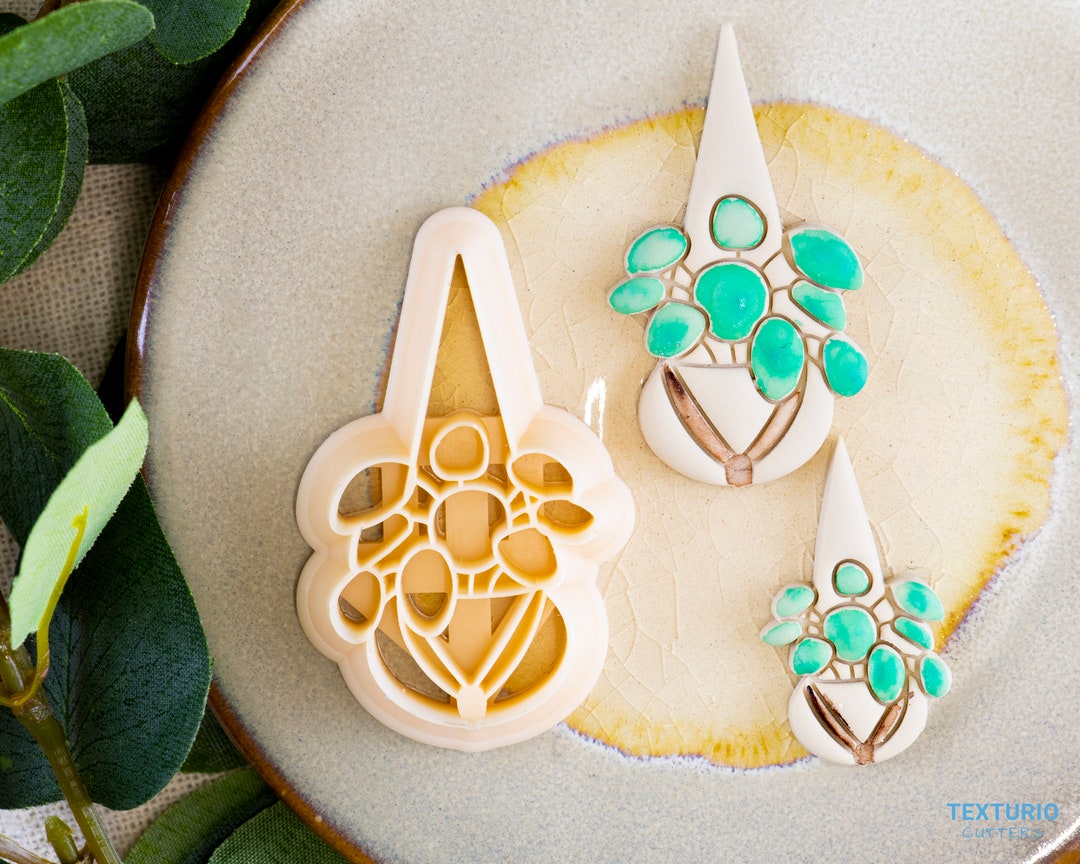Flower Cutter I Plant Cutter I Polymer Clay Cutter I Texturio - Etsy
