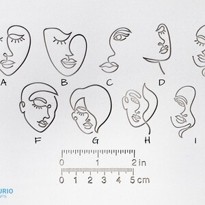Woman Face Stamp Set I Polymer Clay Stamp I Pottery Stamp I Polymer ...