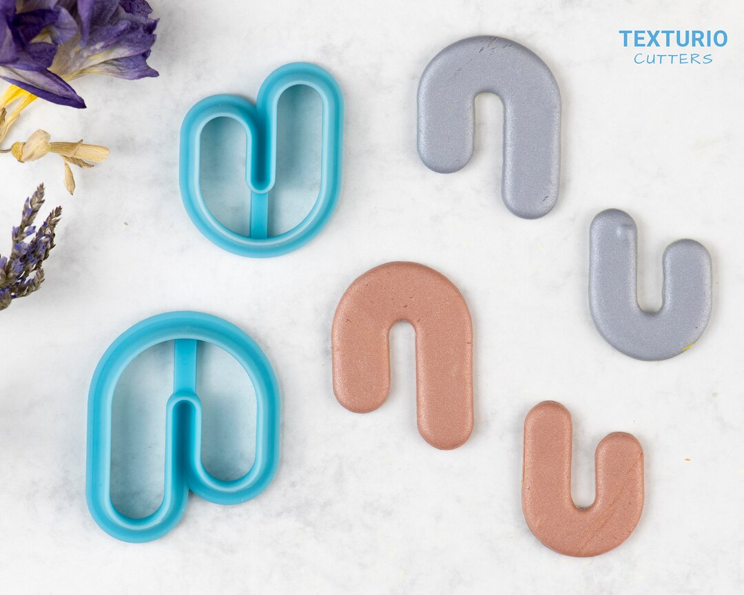 Halber Bogenform Polymer Clay Cutter I Texturio Cutter für Fimo I Diy ...