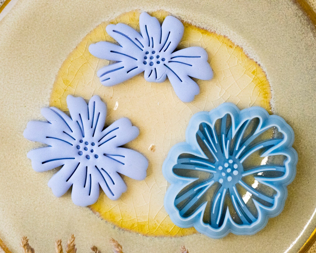Daisy Cutter I Polymer Clay Cutter Set I Texturio Clay Earring Cutter I ...