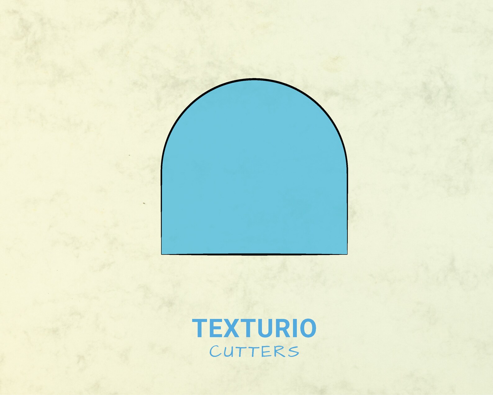 Half Arch Shape Polymer Clay Cutter I Texturio Cutters for - Etsy