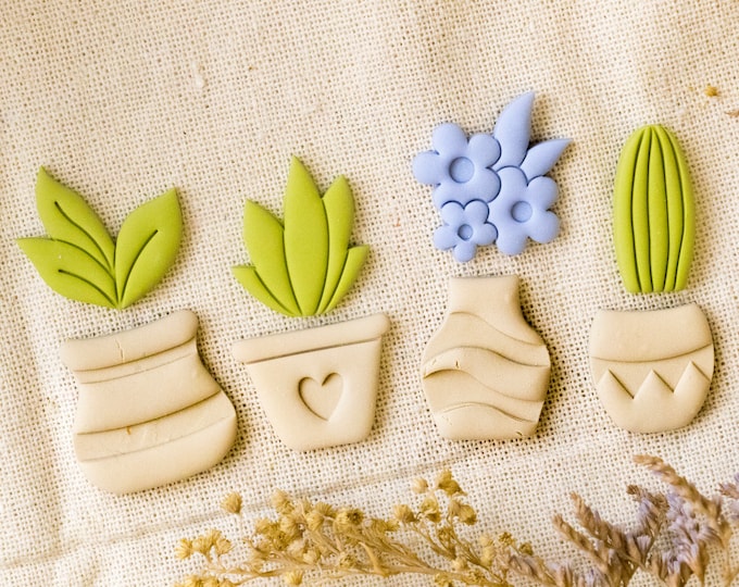 Keoker Mini Lavender Polymer Clay Earrings Molds mini Polymer Clay ...