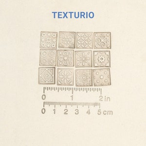 Mexican Tile Stamps I Pottery Stamp Set I Polymer Clay Stamp I ...