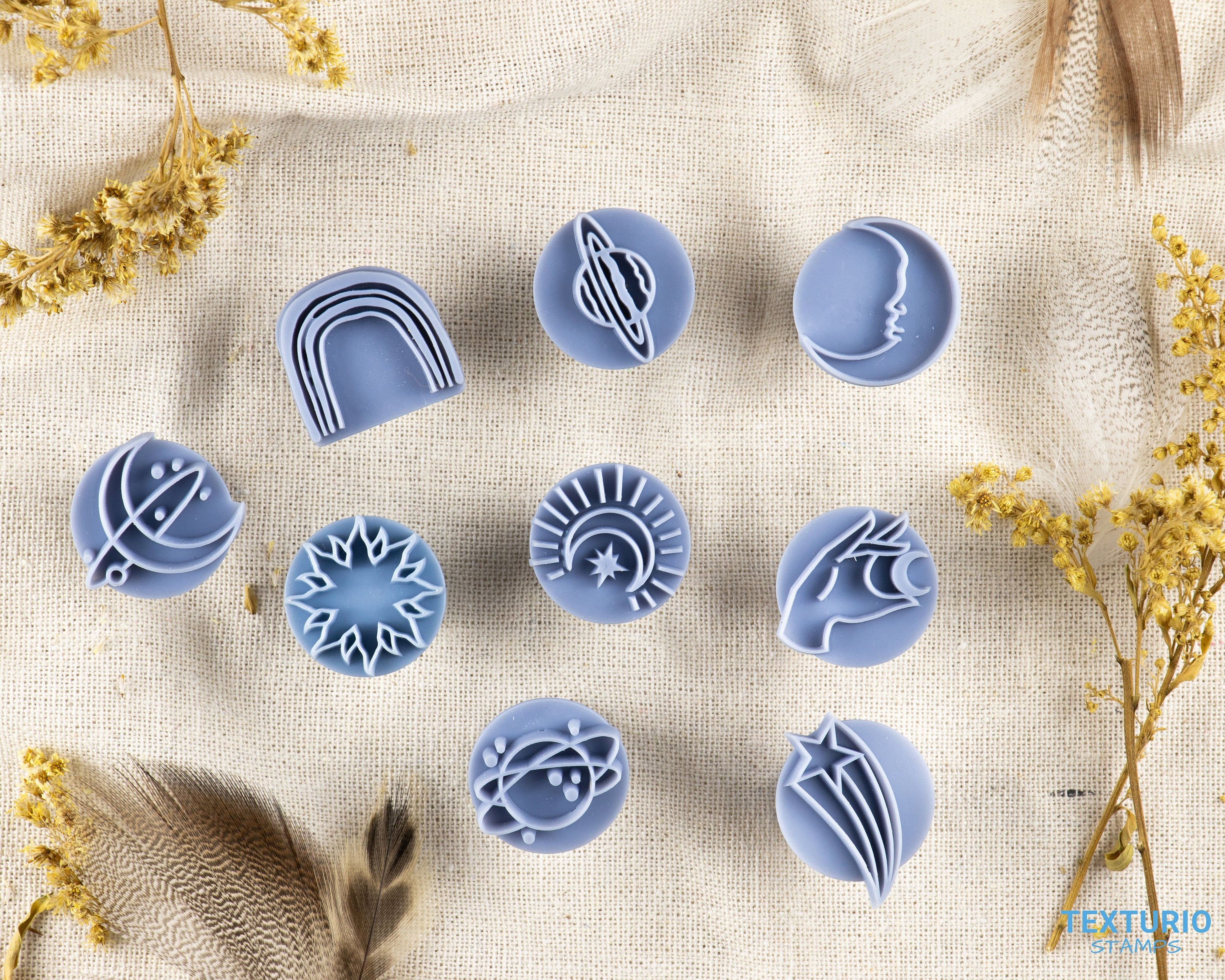 Boho Polymer Clay Stamp I Pottery Stamp I Polymer Clay Tools I - Etsy