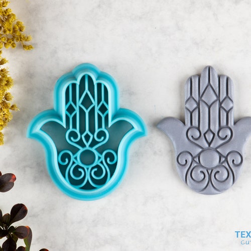 Hamsa Hand Polymer Clay Cutter I Texturio Clay Cutters for - Etsy