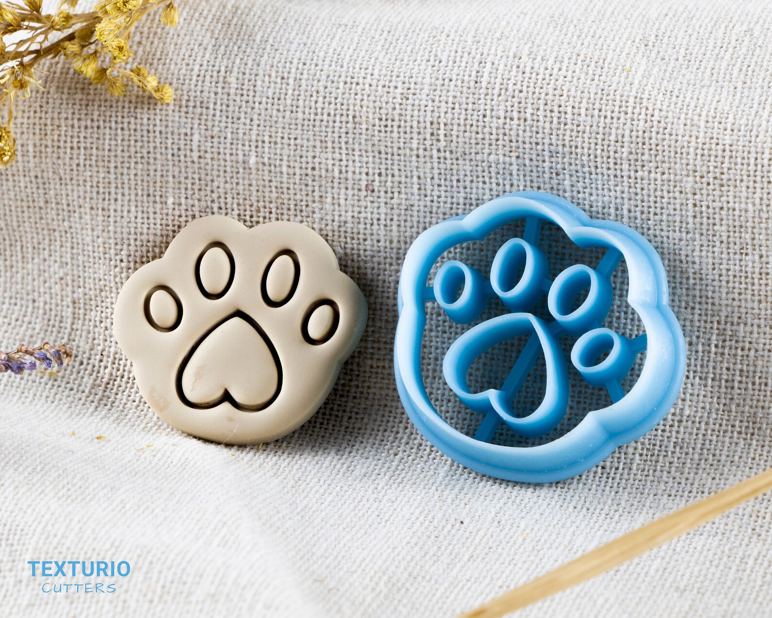 Cat Paw Polymer Clay Cutter I Texturio Clay Cutters for Polymer Clay I ...