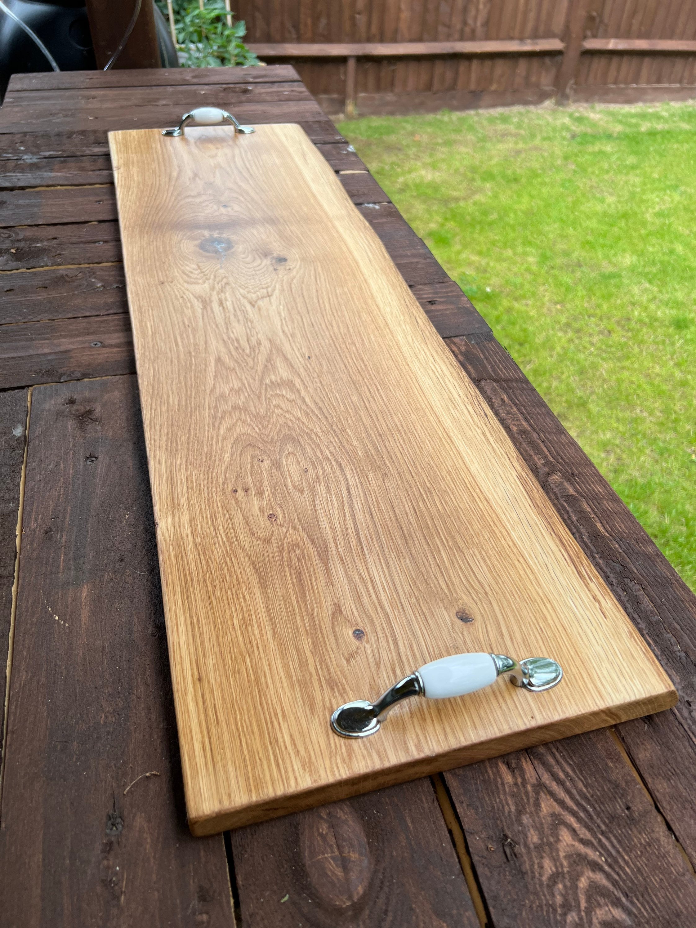 Solid Oak Charcuterie Boards - Etsy UK