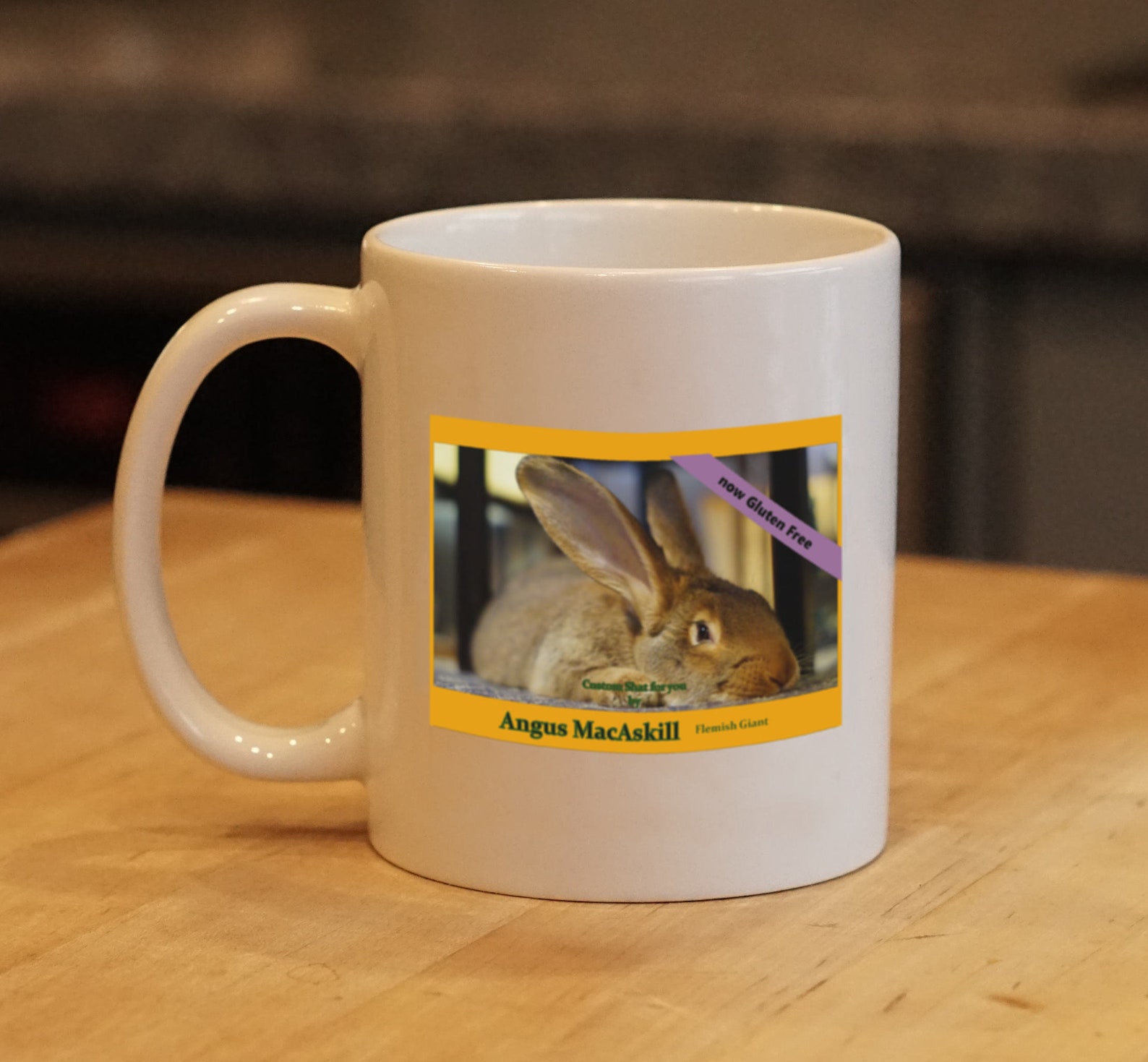 Bunny Poo Mug / 11 Oz Cute Funny Pet Flemish Giant Bunny Rabbit - Etsy