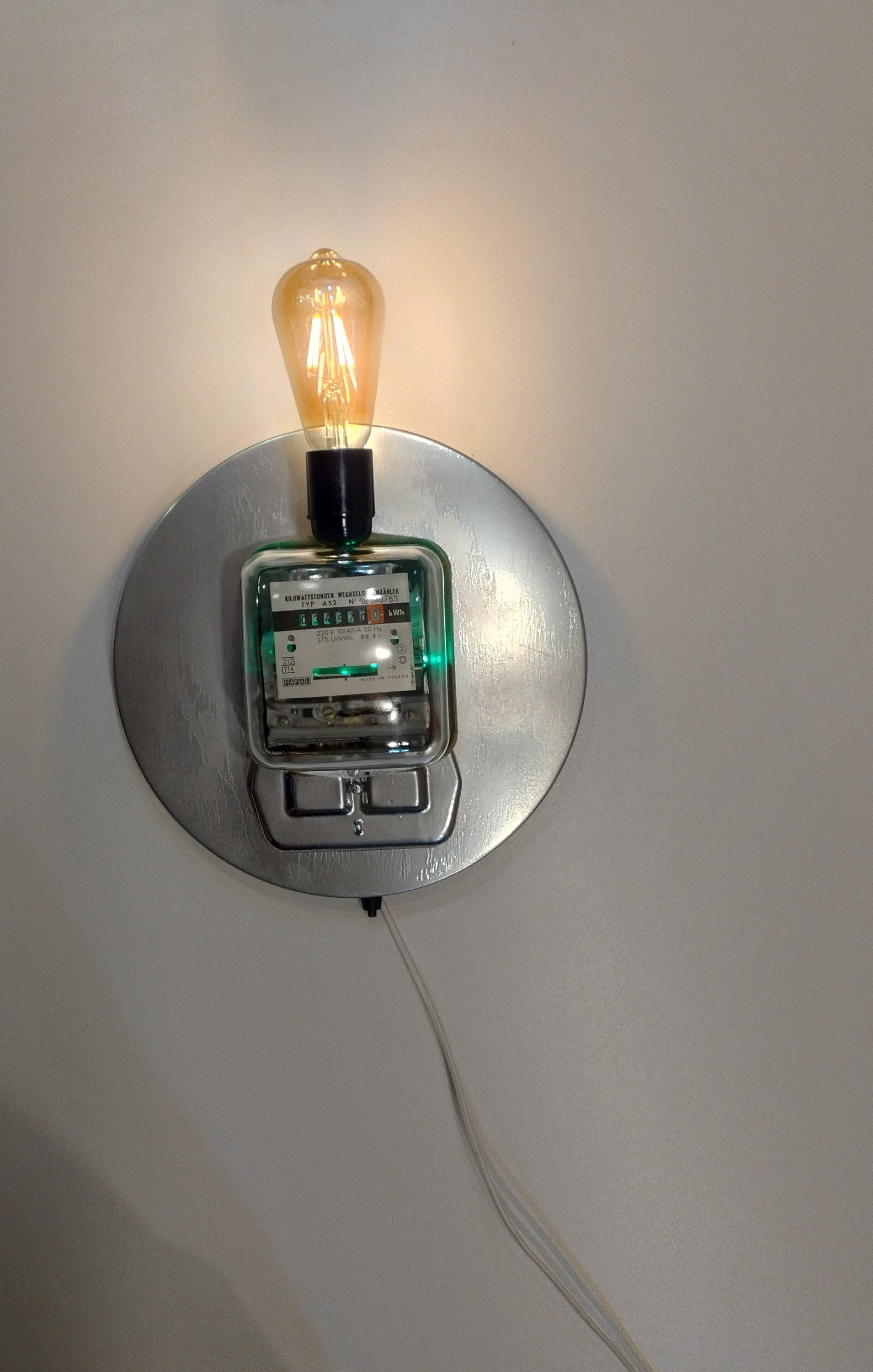 Old Electric Meter, Decorative Wall Decoration, Wall Decoration, Wall ...