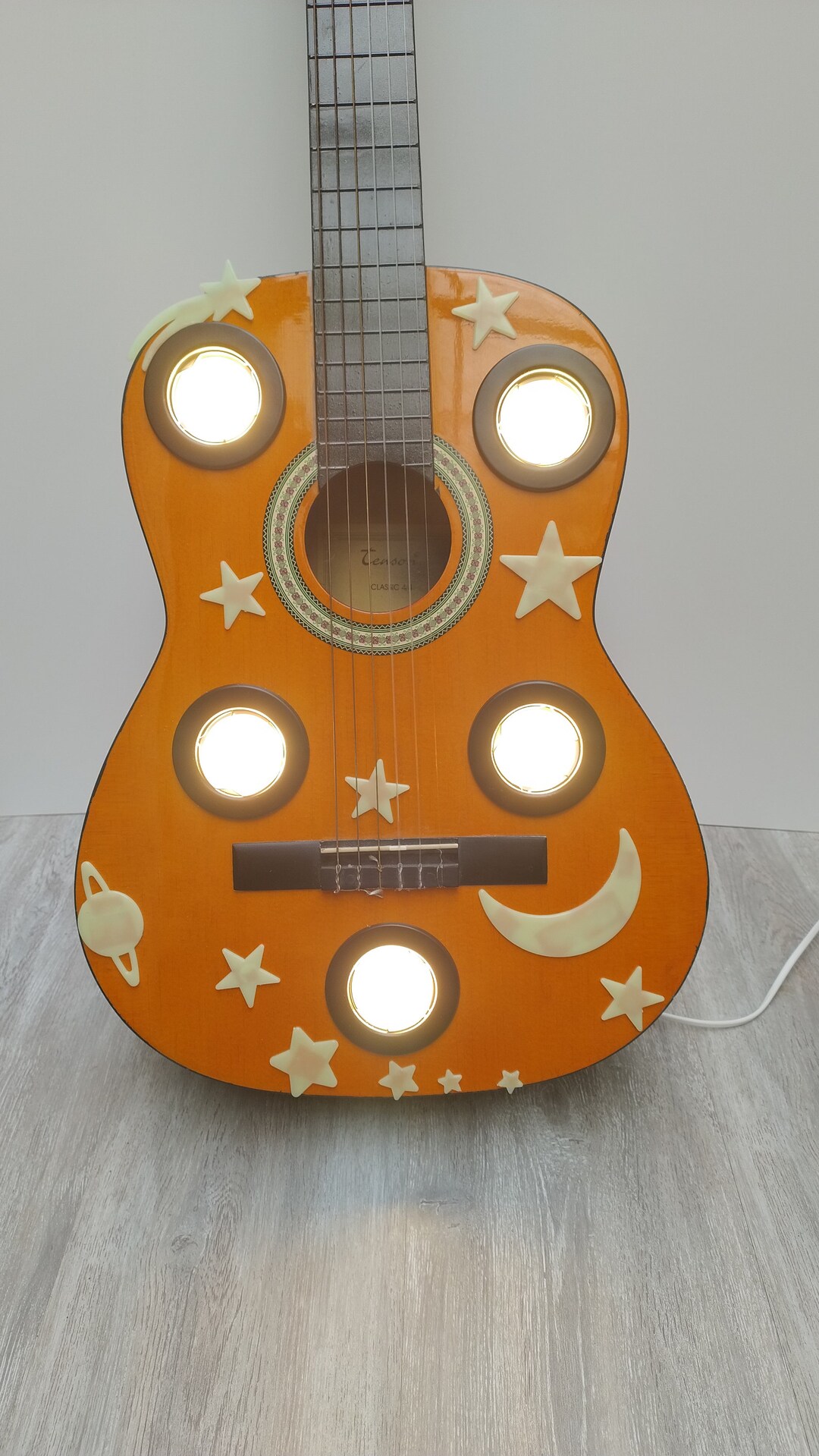 Christmas Gilf Lamp Gittara Music, Ceiling Lamp - Etsy