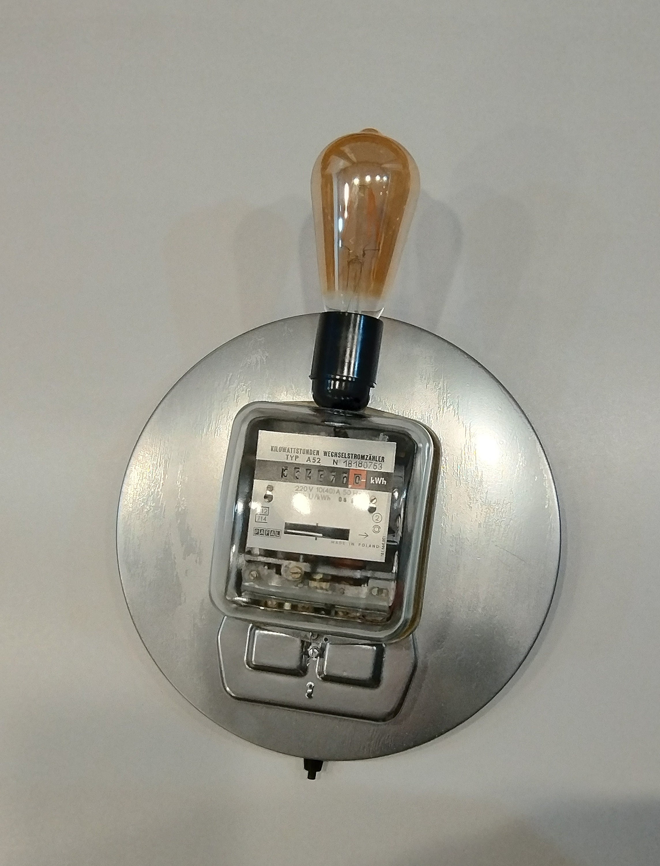 Old Electric Meter, Decorative Wall Decoration, Wall Decoration, Wall ...