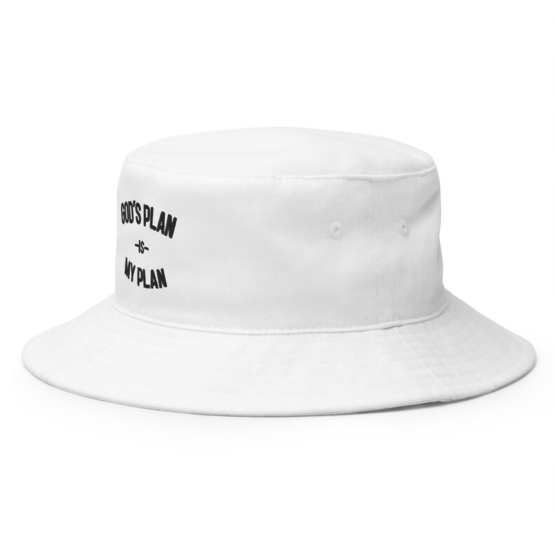 God's Plan My Plan Bucket Hat Christian Gift, Christian Hat,religious ...