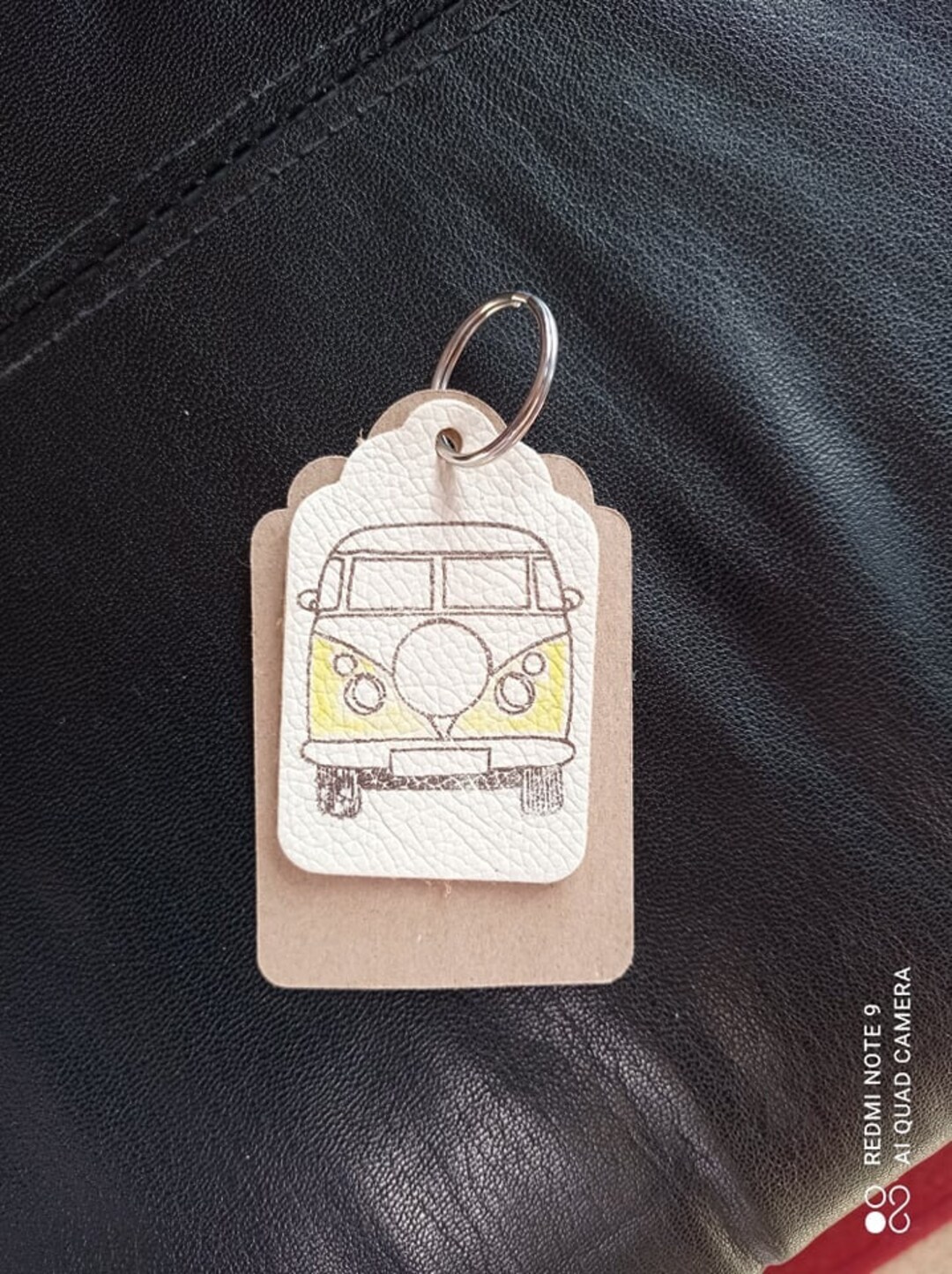 VW Vans Real Leather Keyring Keychain Free UK Postage - Etsy